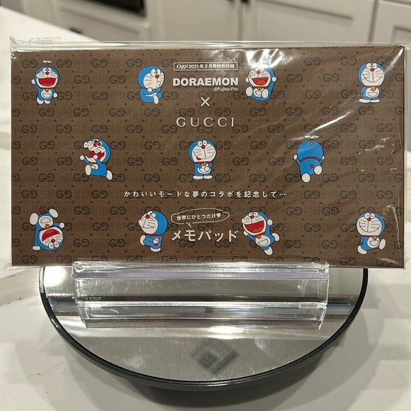Gucci | Office | Doraemon X Gucci Limited Edition Memo Note Pads | Poshmark
